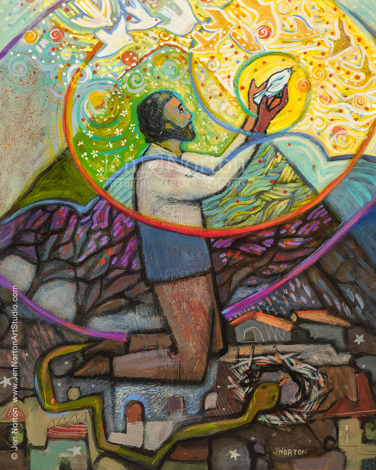 Blessed are the Meek - Jen Norton Art Studio